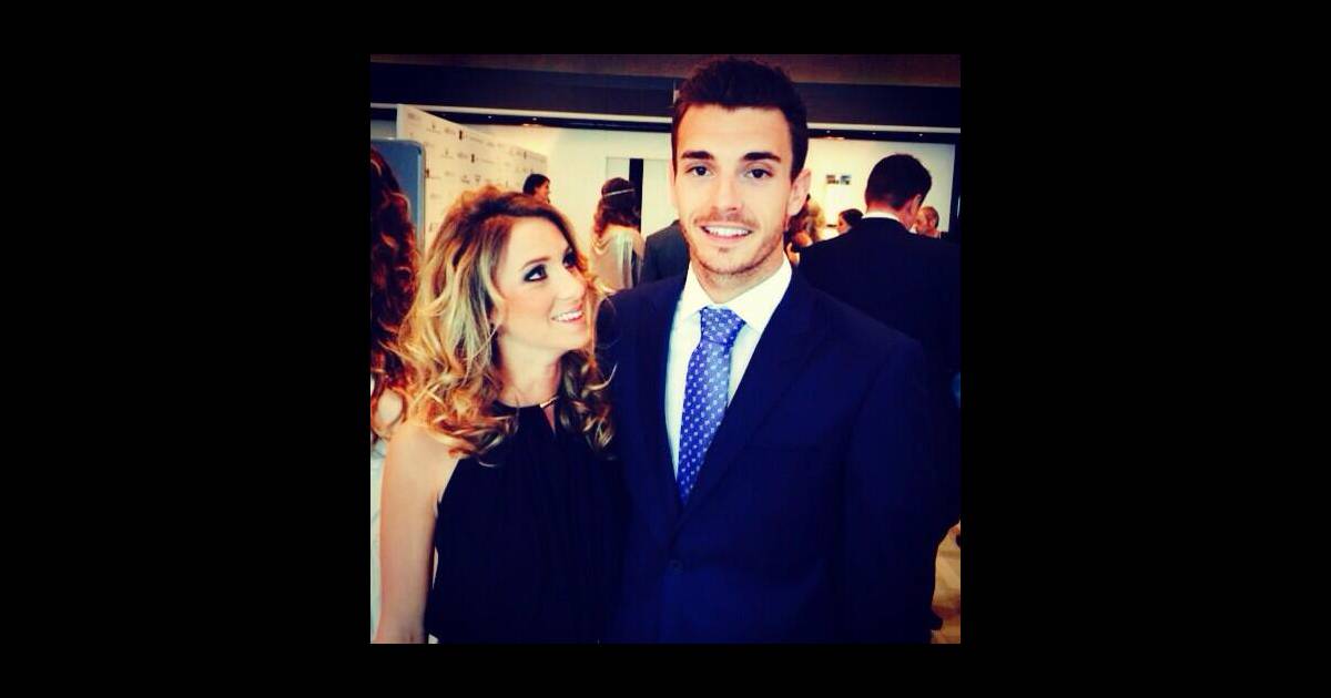 Jules Bianchi et sa compagne Camille Marchetti, photo publiée sur le ...