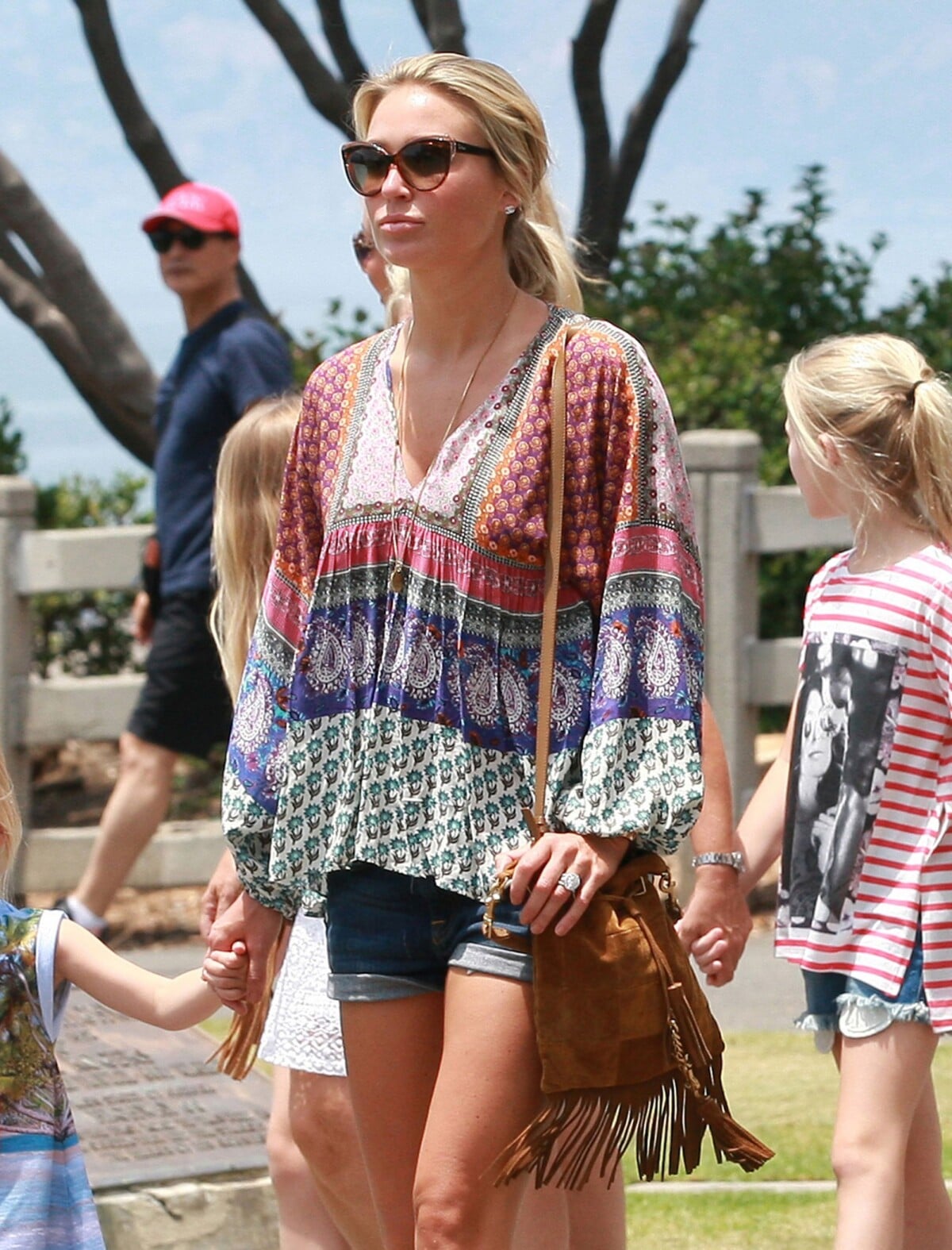 Photo : Semi-Exclusif - Alex Curran et ses filles Lourdes, Lilly-Ella ...