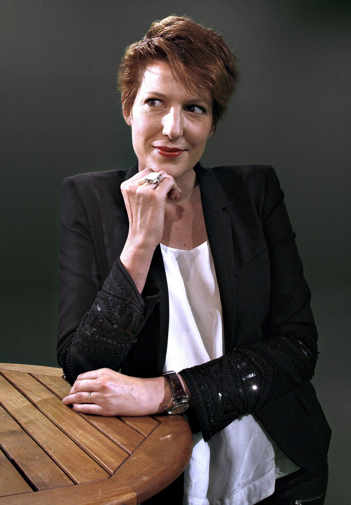 Photo : Natacha Polony - Portrait réalisé en 2014. - Purepeople