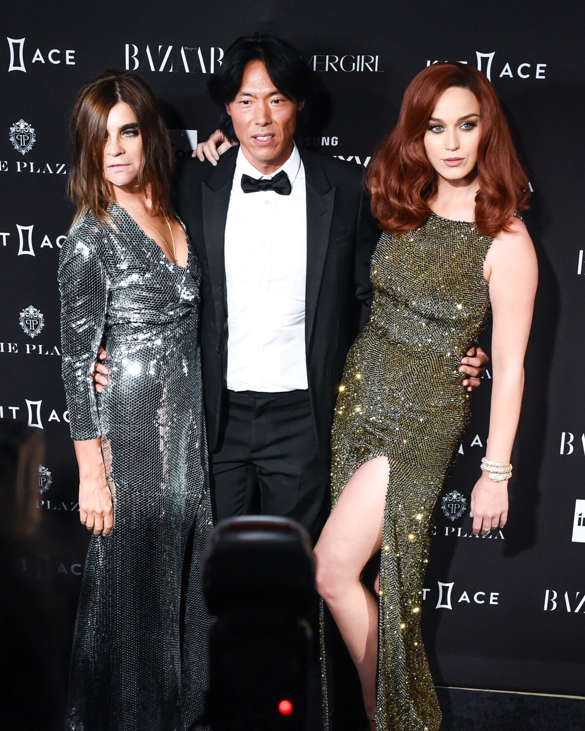 Photo : Carine Roitfeld, Stephen Gan (fondateur et rédacteur en chef de ...