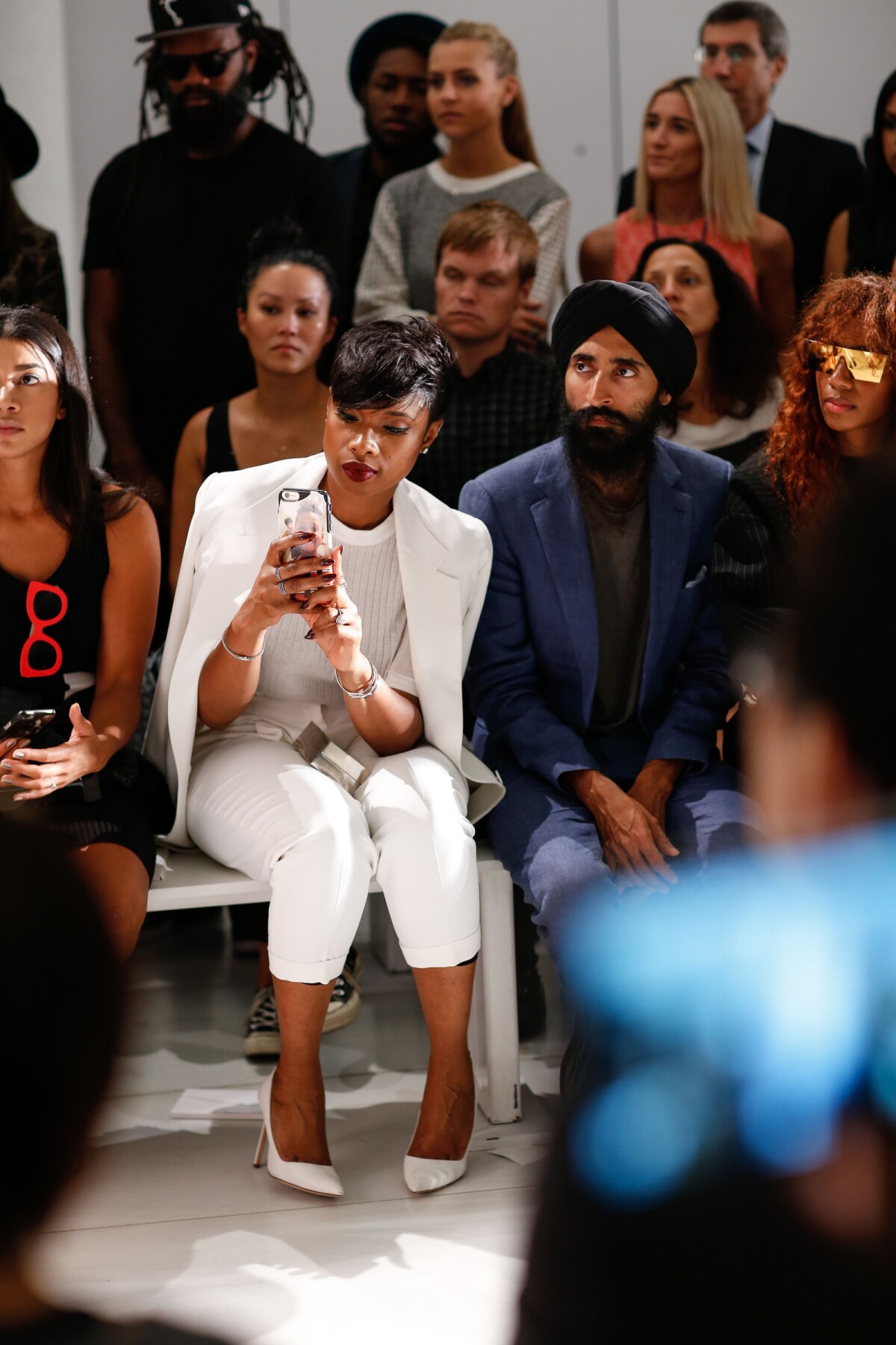Photo : Jennifer Hudson et Waris Ahluwalia assistent au défilé DKNY ...