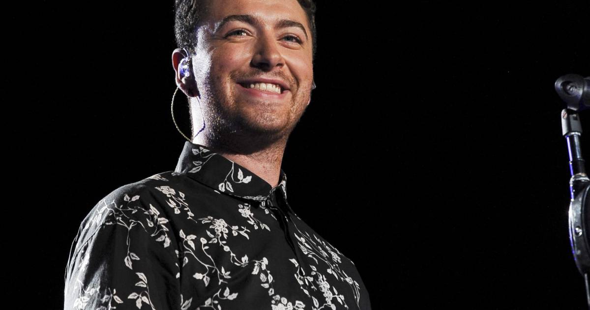 Sam Smith en concert lors du Festival Lollapalooza 2015 à Chicago, le ...
