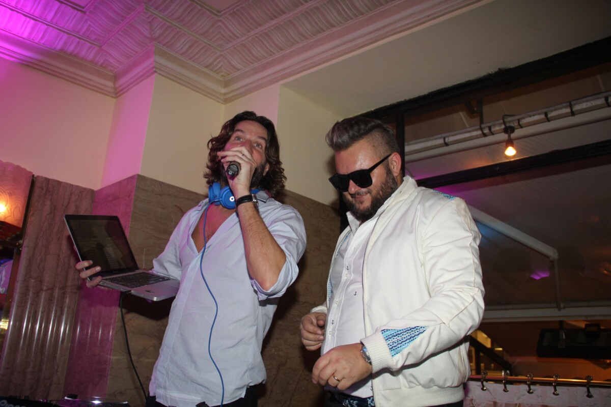 Photo : Frederic Beigbeder et Greg Boust lors de la remise du Prix de ...