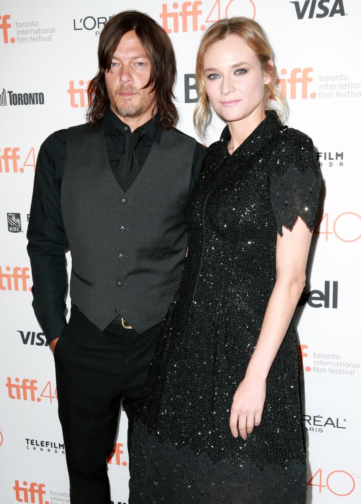 Photo : Diane Kruger et Norman Reedus à la première de 'Sky' lors du ...