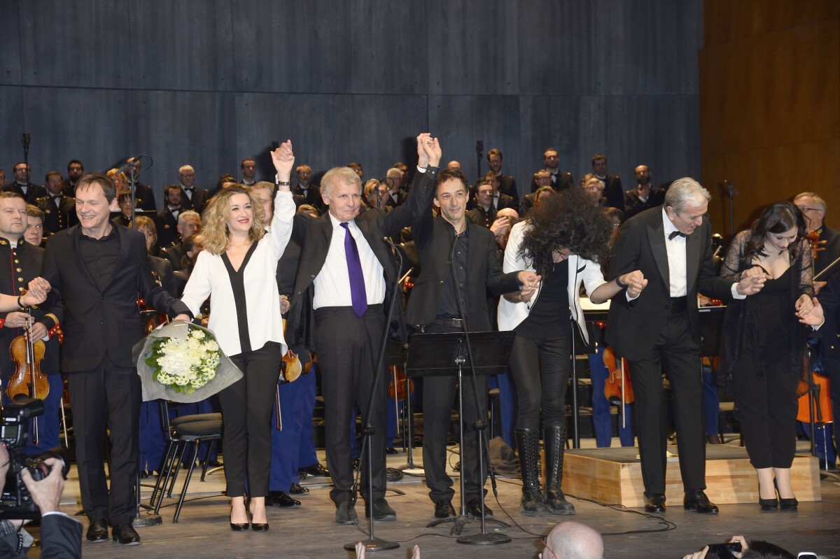 Photo : Patrick Poivre d'Arvor, Ruggero Raimondi - Concert caritatif ...
