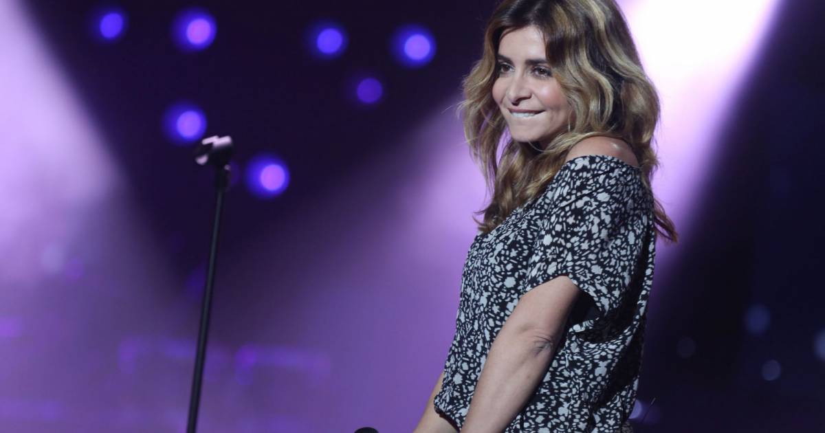 Exclusif - Julie Zenatti, lors de l'enregistrement de la soirée des 10 ...