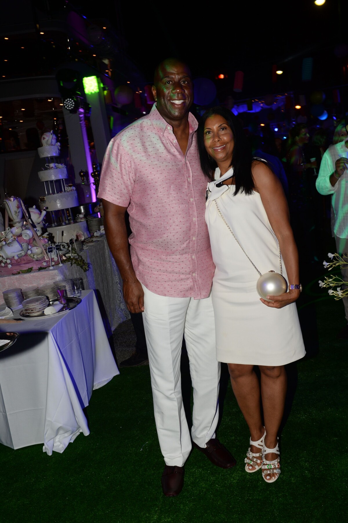 Photo : Exclusif - Magic Johnson et sa femme Earlitha "Cookie" Kelly ...