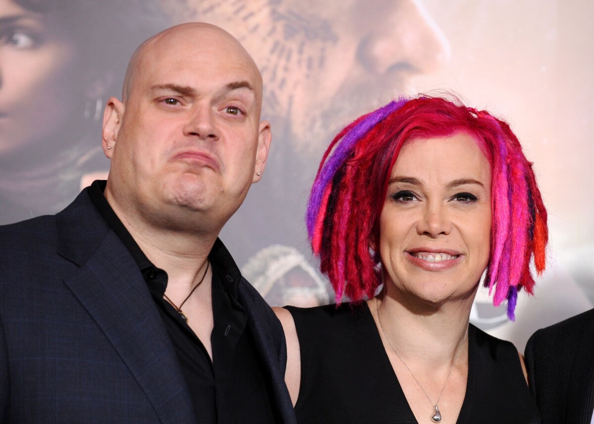 Photo : Andy Wachowski et Lana Wachowski à Los Angeles, le 24 octobre ...