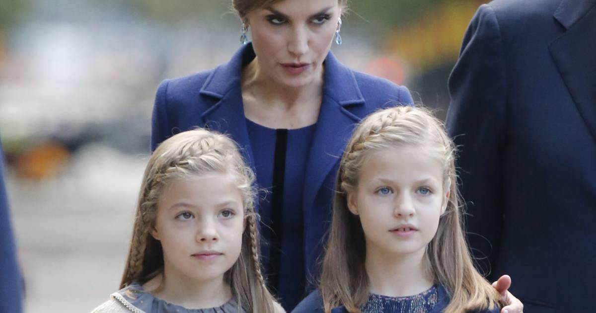 La princesse Leonor des Asturies et l'infante Sofia d'Espagne lors de ...