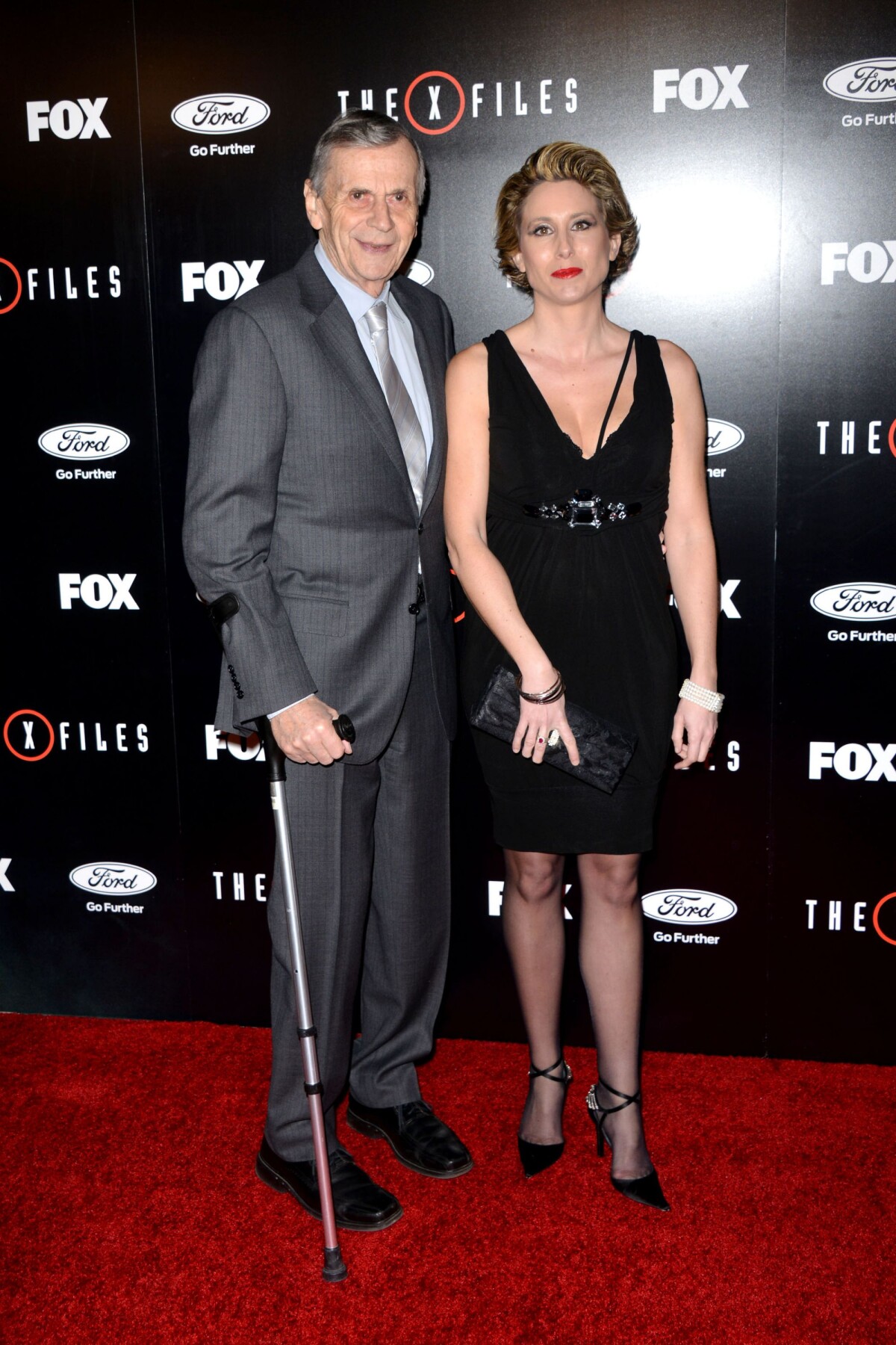 Photo : William B. Davis et sa femme Emmanuelle - Présentation de la ...