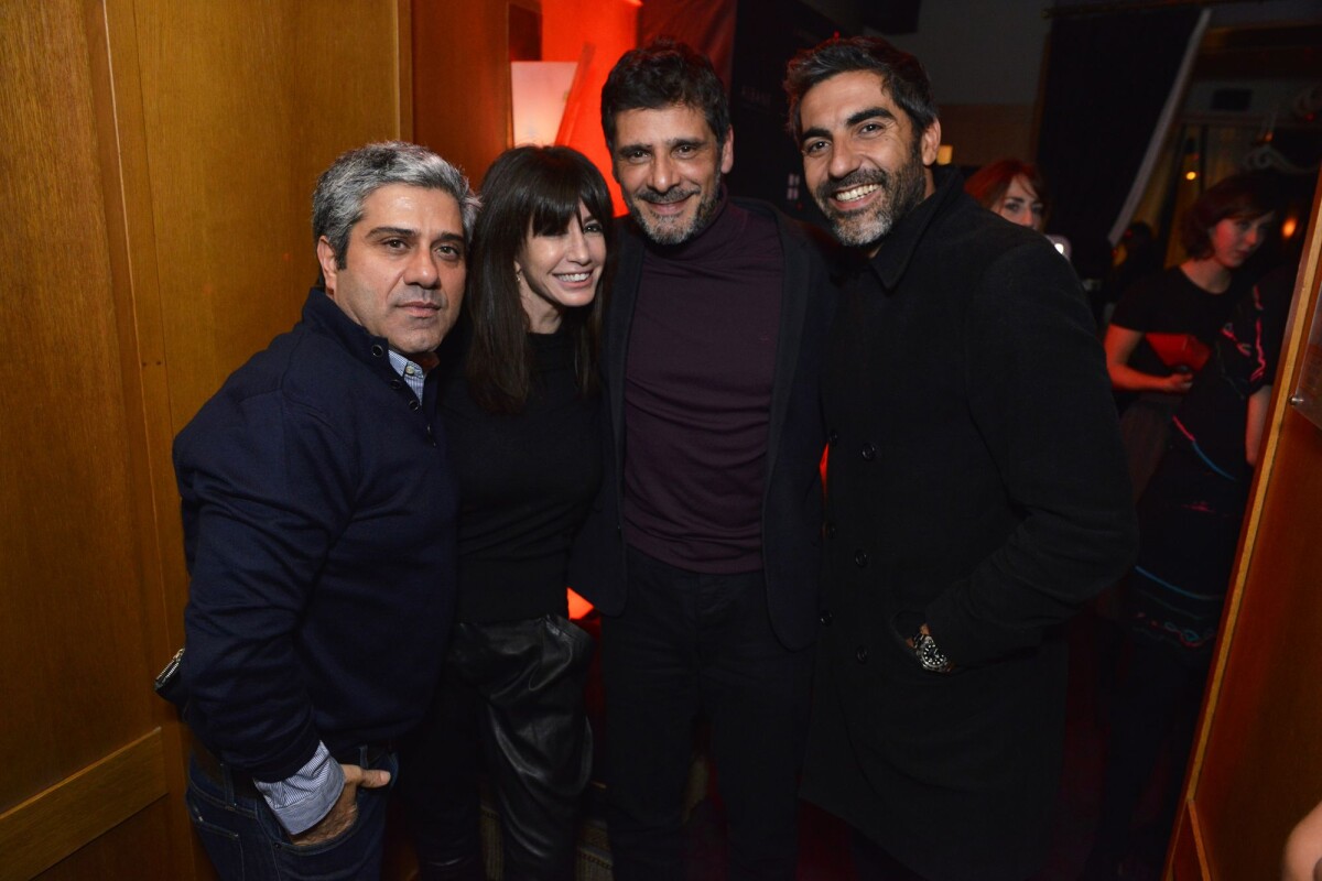 Photo : Isaac Sharry, Albane, Pascal Elbé et Ary Abittan lors de la ...