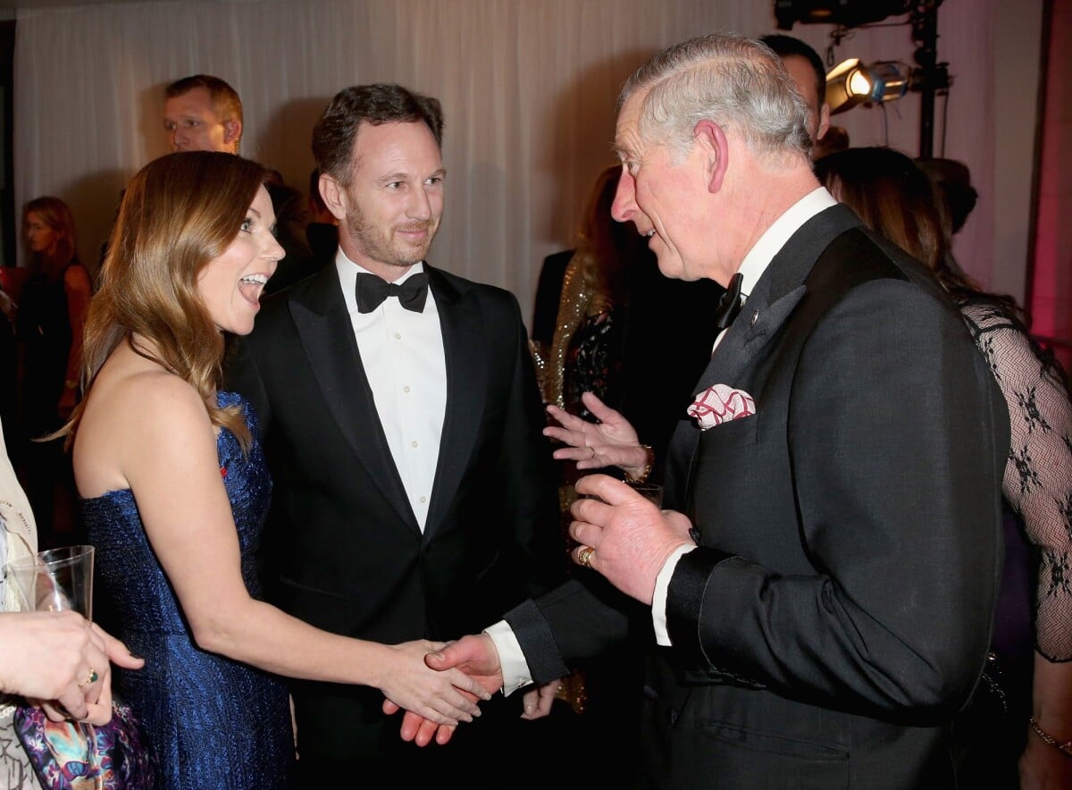 Photo : Geri Halliwell avec son mari Christian Horner et le prince ...