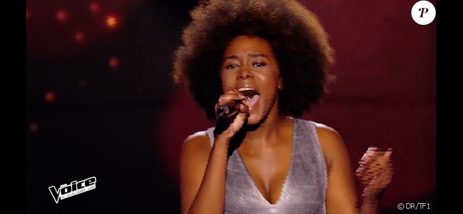 Mel Sugar dans The Voice 5, sur TF1, le samedi 13 février 2016 - Purepeople