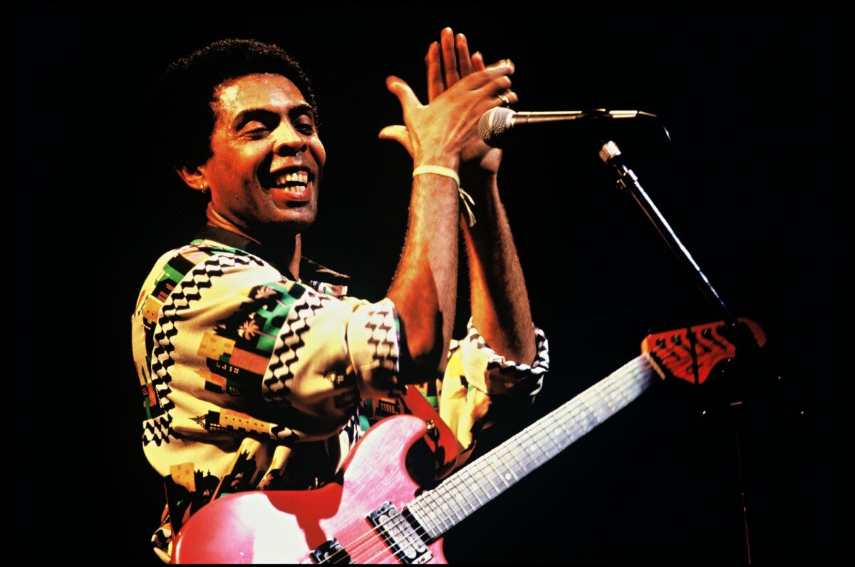 Photo : Gilberto Gil en 1987 à l'Olympia (Paris) - Purepeople