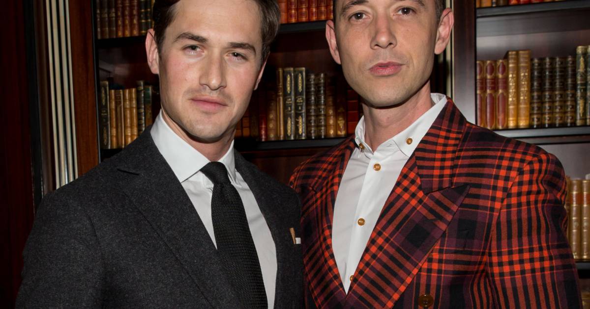 Charlie Siem et Cristiano Minchio lors du dîner Lewis Hamilton et ...
