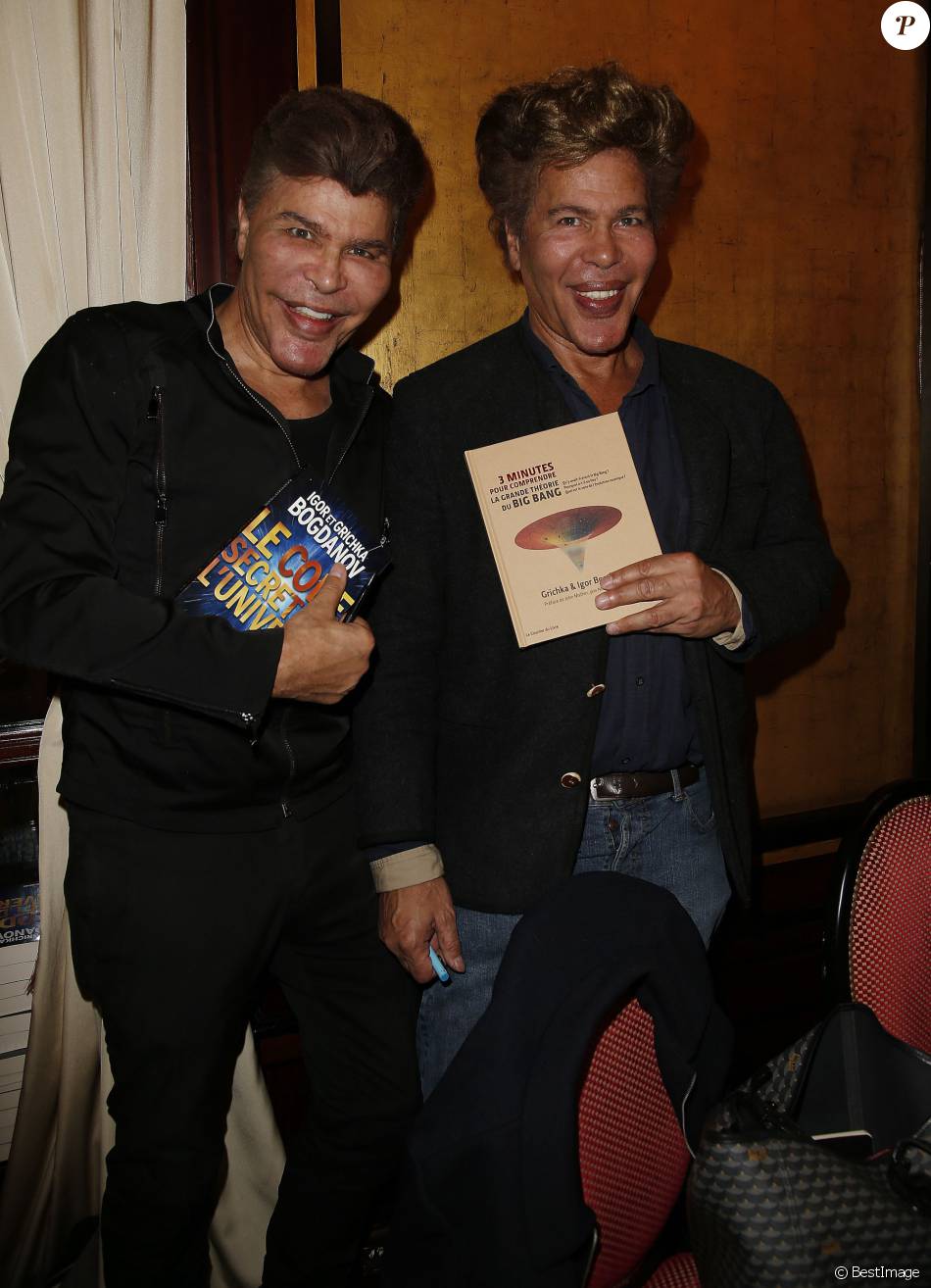 Igor et Grichka Bogdanoff (Bogdanov) lors du 38ème cocktail des ...