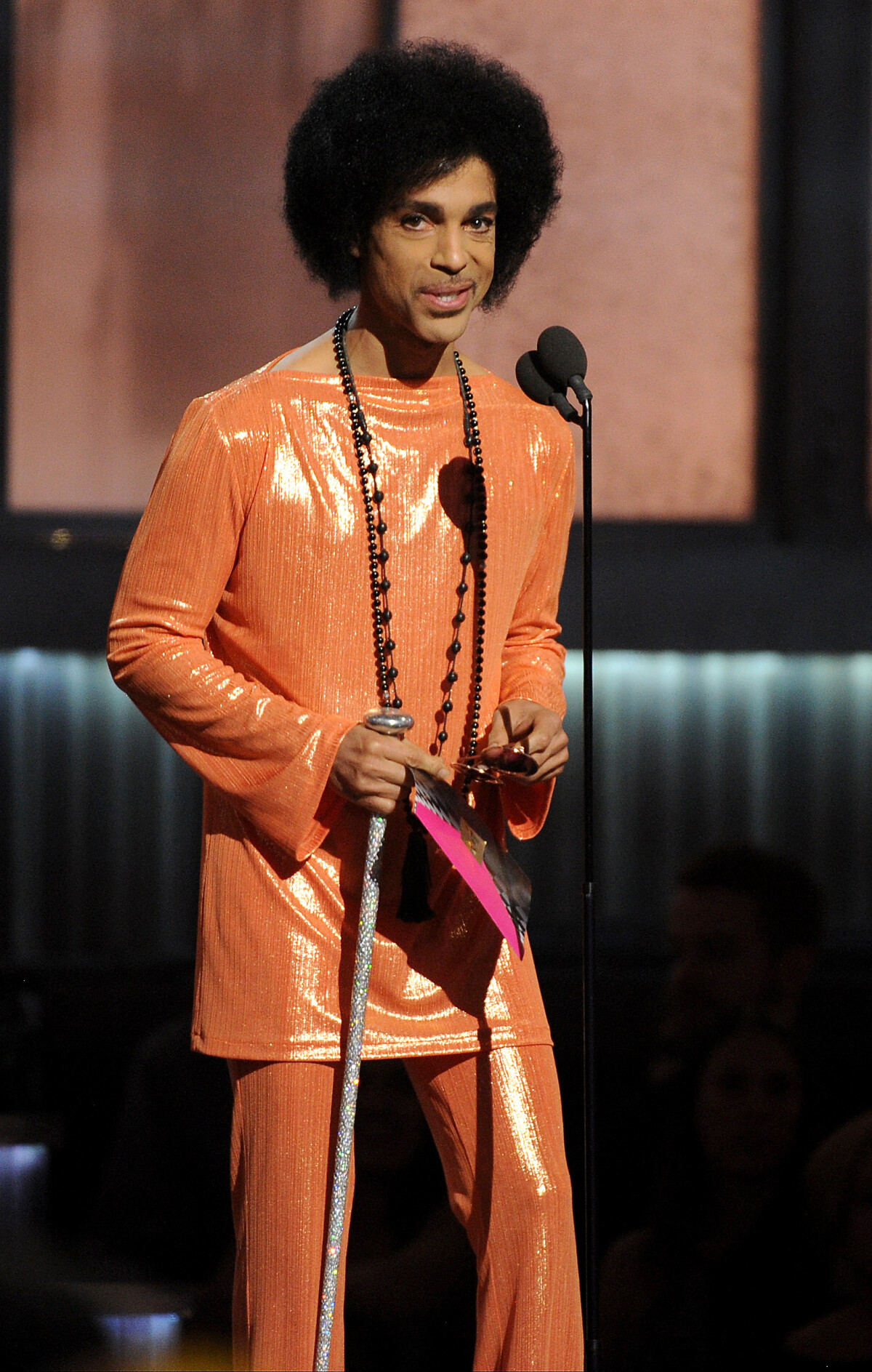 Photo : Prince aux 57e Grammy Awards au Staples Center à Los Angeles ...