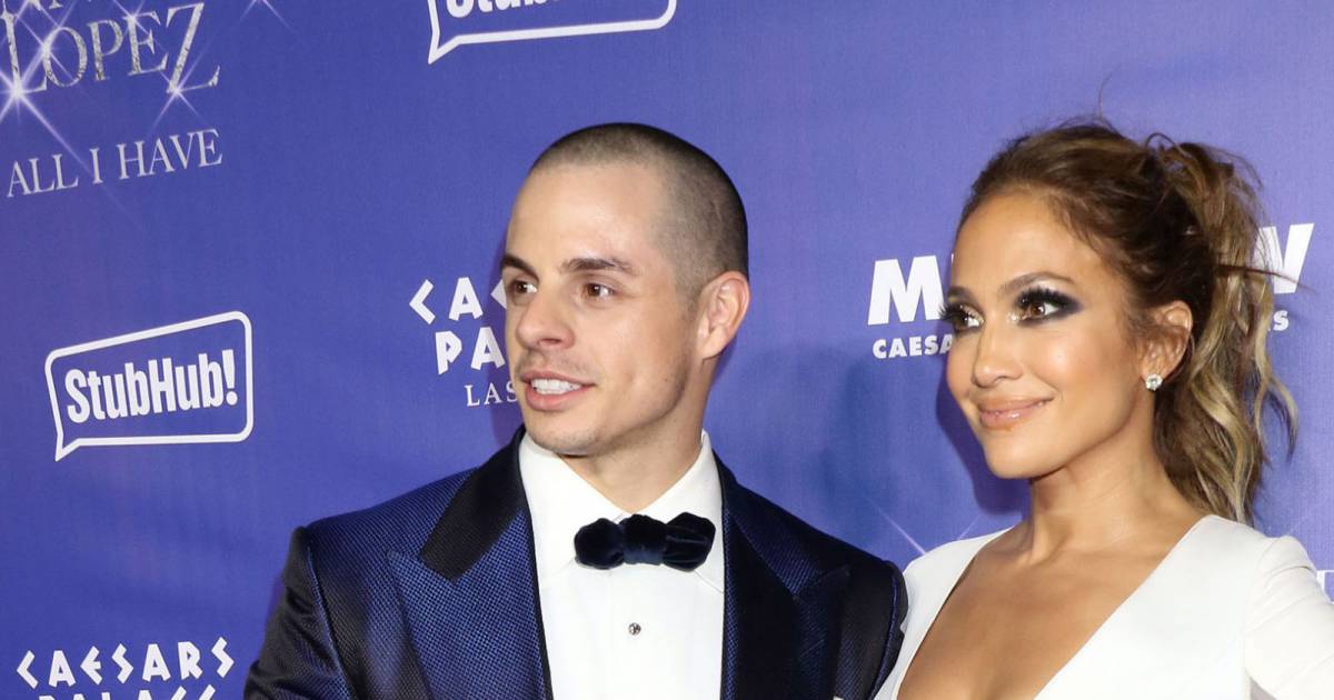 Casper Smart et sa compagne Jennifer Lopez lors de l'after party ...