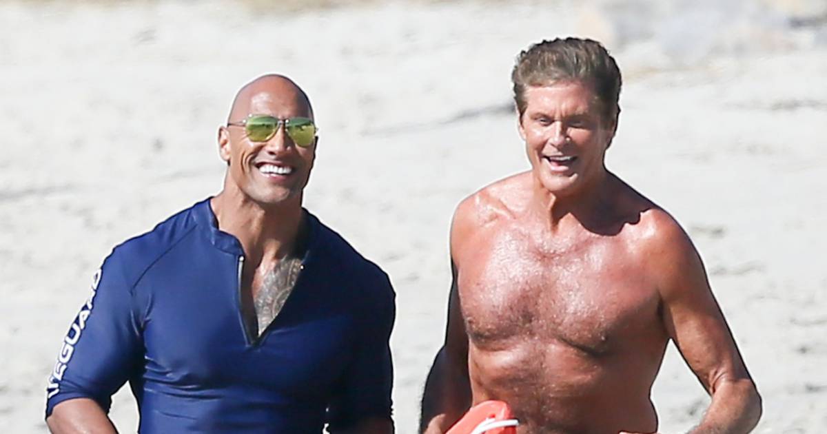 Exclusif - David Hasselhoff, Dwayne Johnson et Zac Efron sur le ...