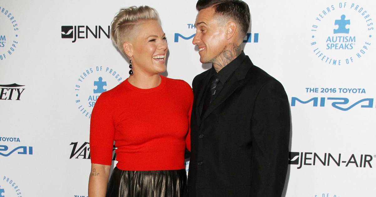 Pink et son mari Carey Hart au Gala Autism Speaks To LA Celebrity Chef ...