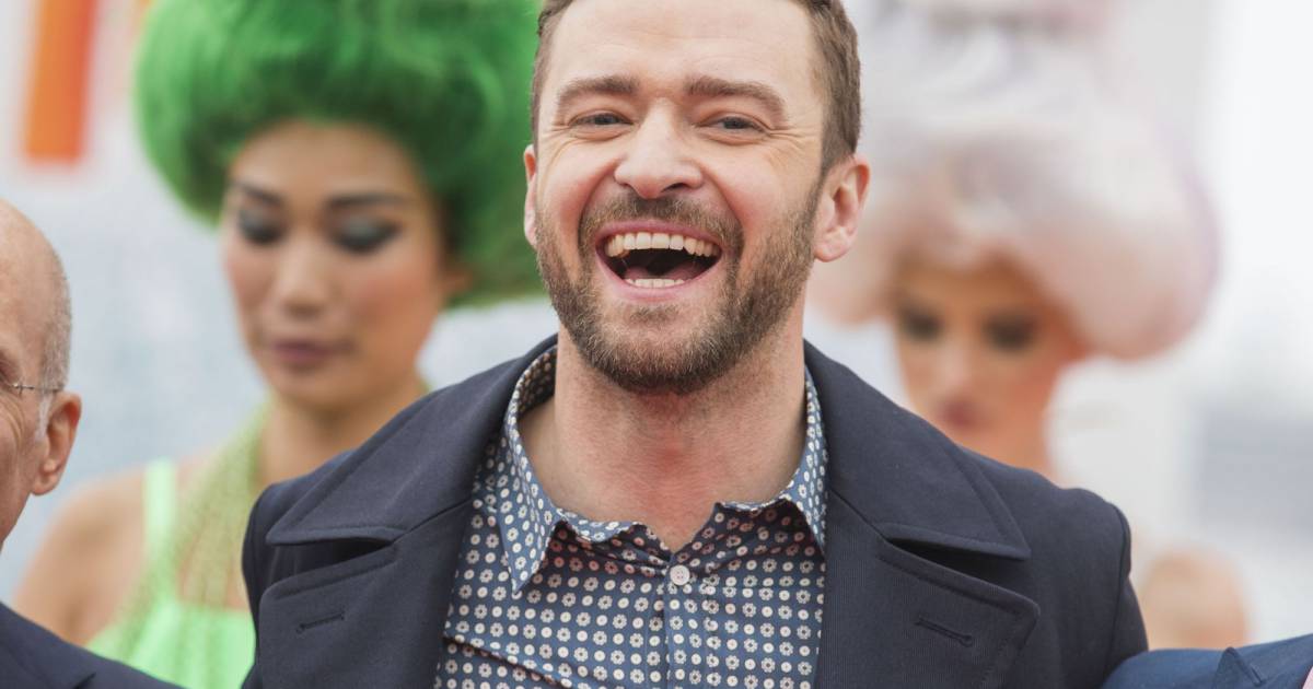 Justin Timberlake au photocall du film Trolls sur le ponton du Carlton ...