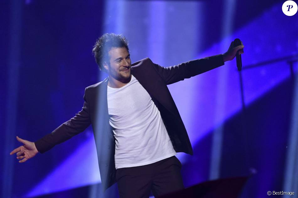 Amir (France), lors de la finale du concours de l'eurovision 2016 à ...