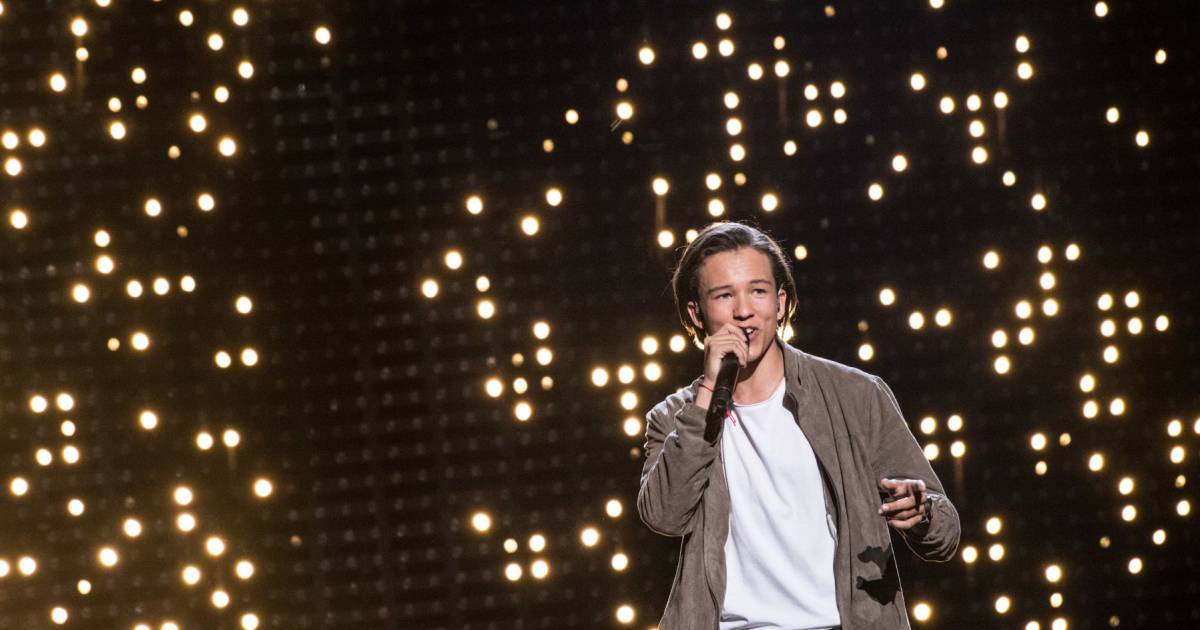 Frans (Suède), lors de la finale du concours de l'eurovision 2016 à ...