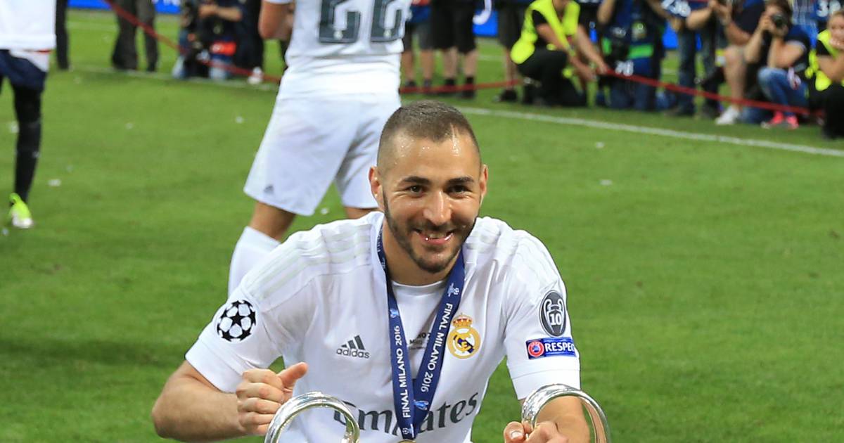 Karim Benzema a remporté avec le Real Madrid la Ligue des Champions le ...