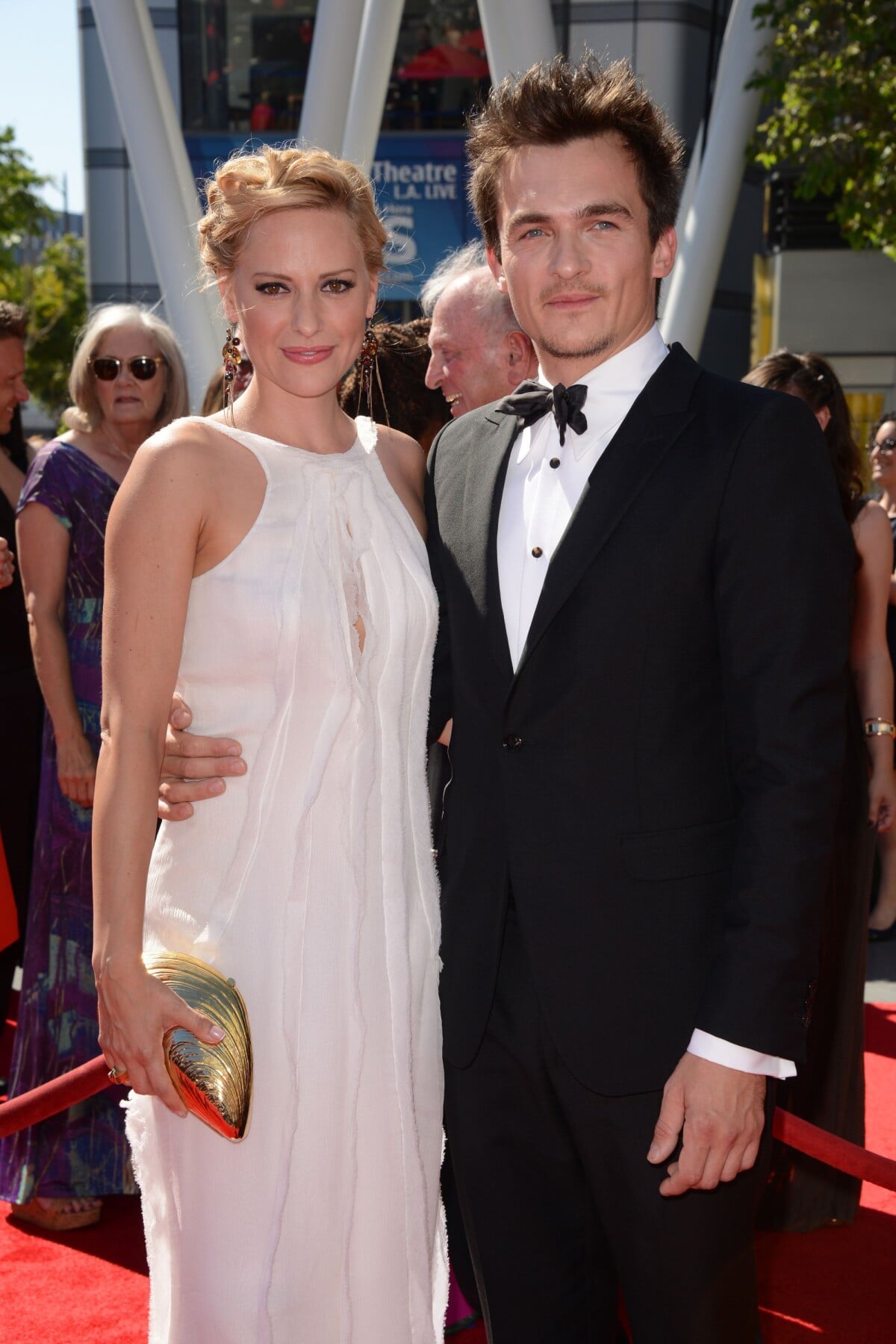 Photo : Rupert Friend et sa fiancée Aimee Mullins à Los Angeles, le 15 ...