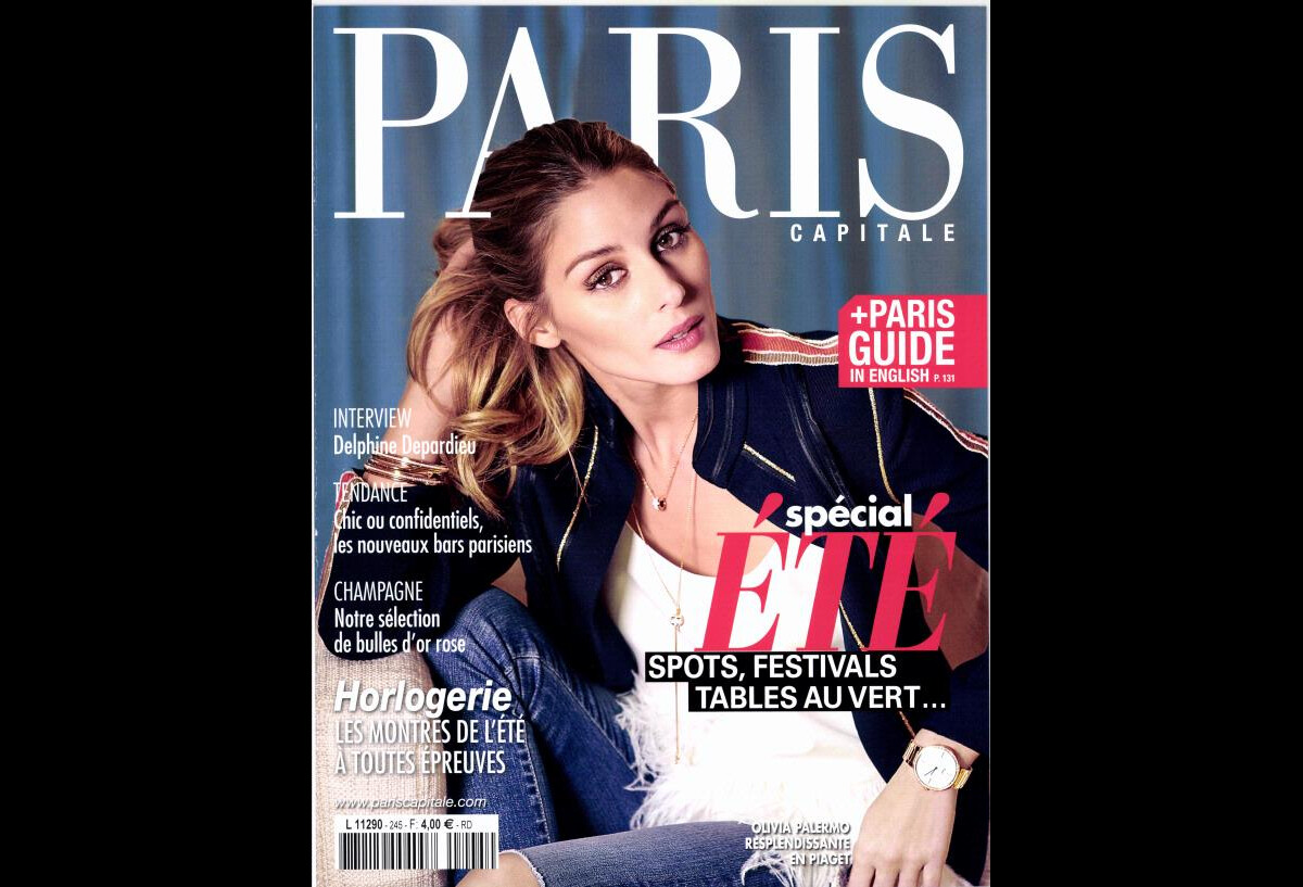 Photo : Couverture de Paris Capitale, N°205 de juin/juillet. - Purepeople