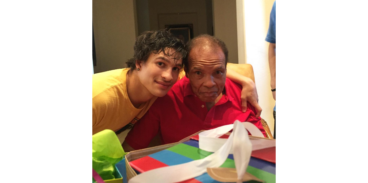 Photo : Photo de Biaggio Ali Walsh et son grand-père Muhammad Ali ...