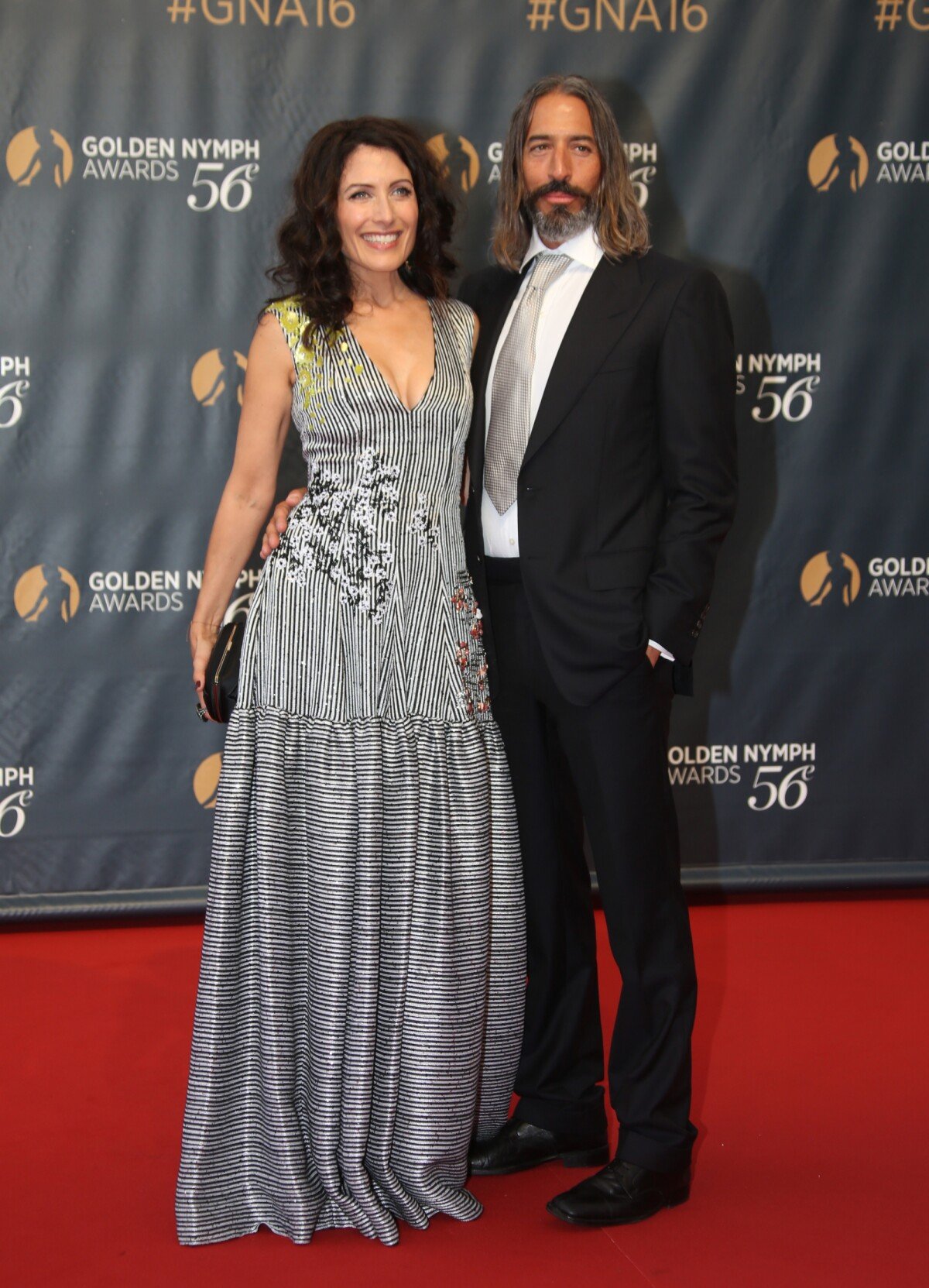 Photo : Lisa Edelstein et son mari Robert Russell lors de la soirée de ...