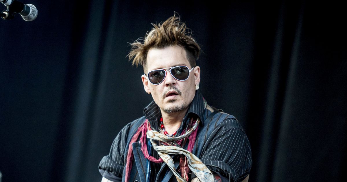 Johnny Depp - Concert des Hollywood Vampires au parc d'attractions ...