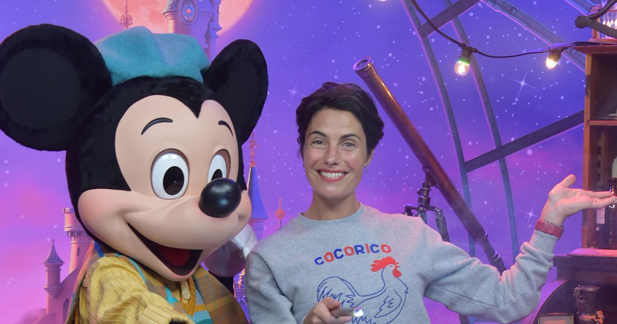 Alessandra Sublet - People au lancement du nouveau spectacle Mickey et ...
