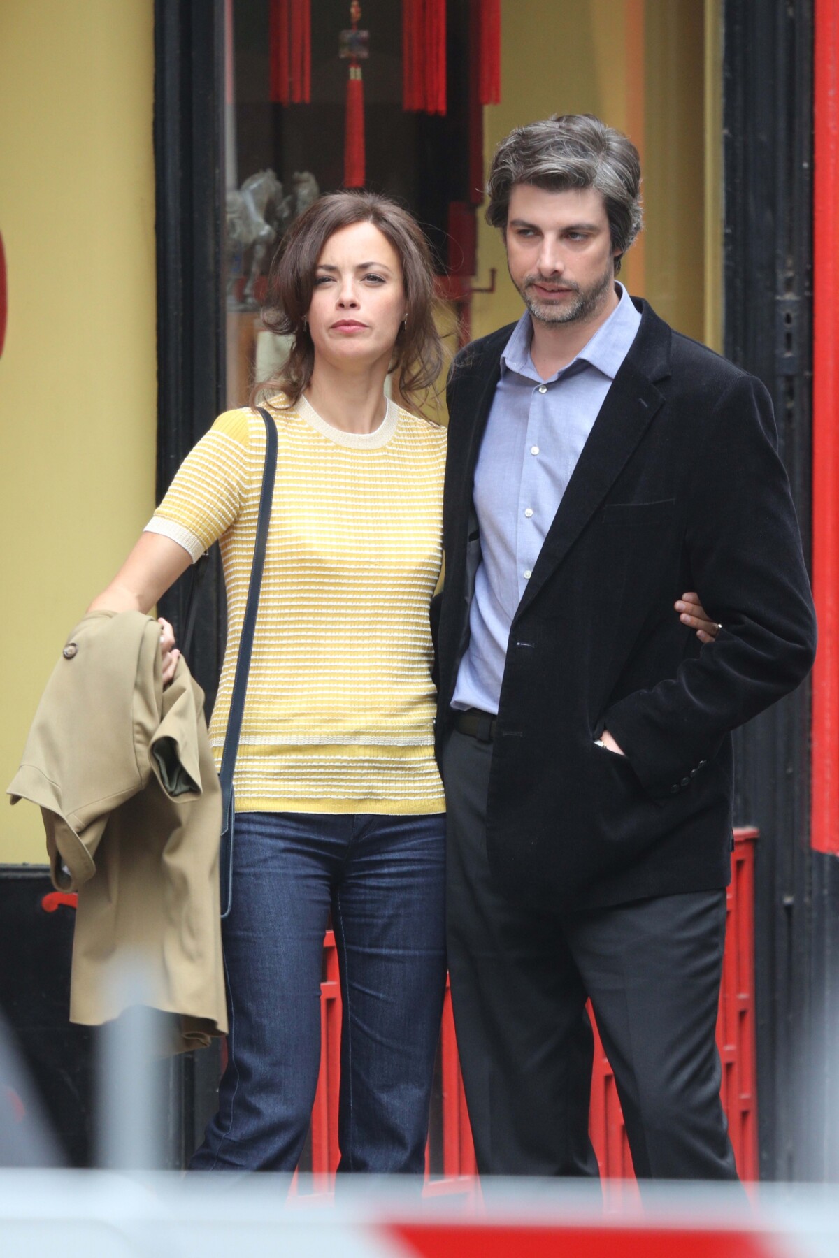 Photo : Bérénice Bejo, Micha Lescot - Tournage du film de Michel ...