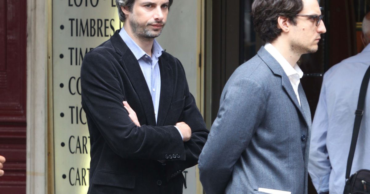 Micha Lescot, Louis Garrel - Tournage du film de Michel Hazanavicius Le ...