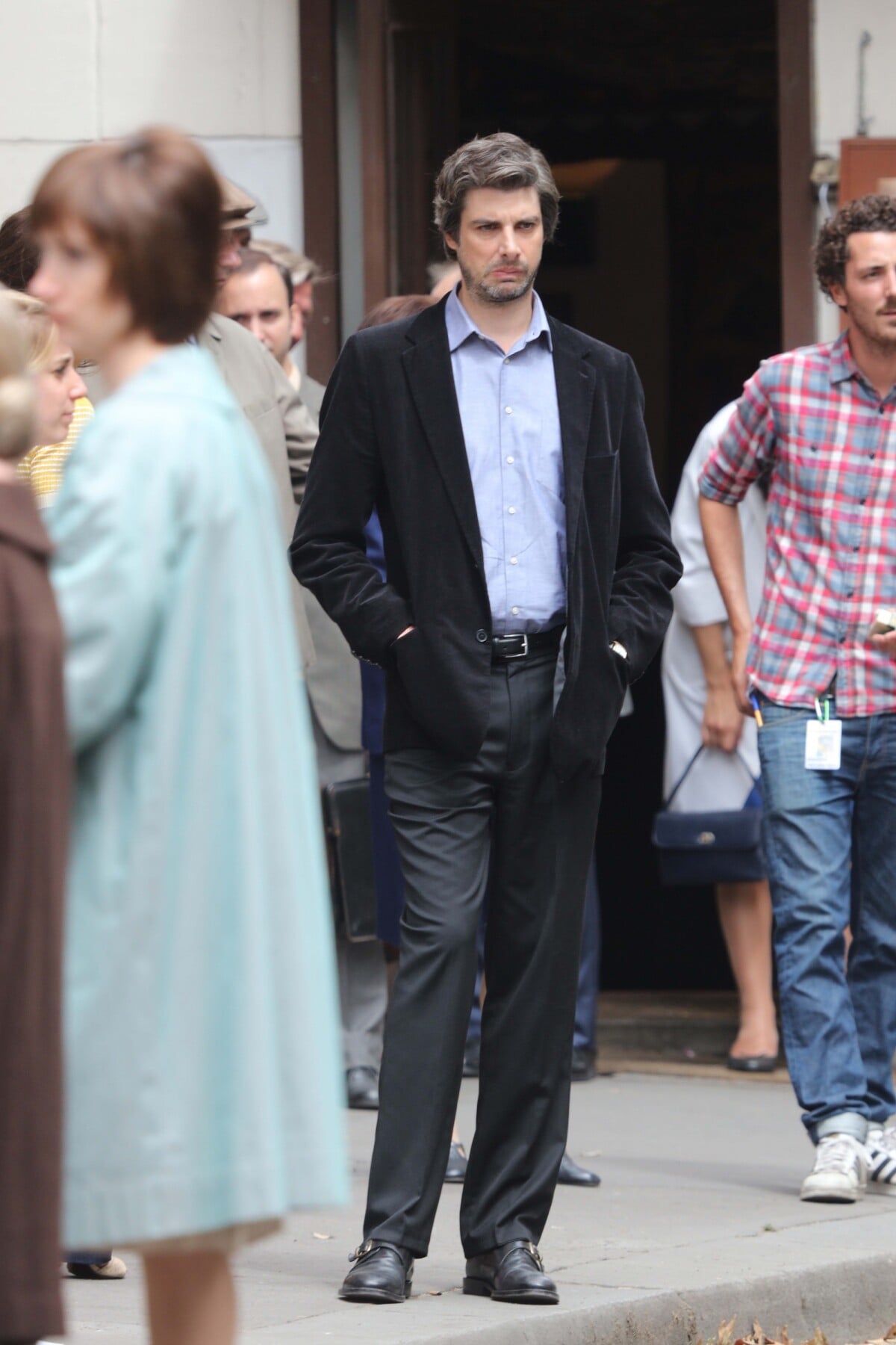 Photo : Micha Lescot - Tournage du film de Michel Hazanavicius "Le ...