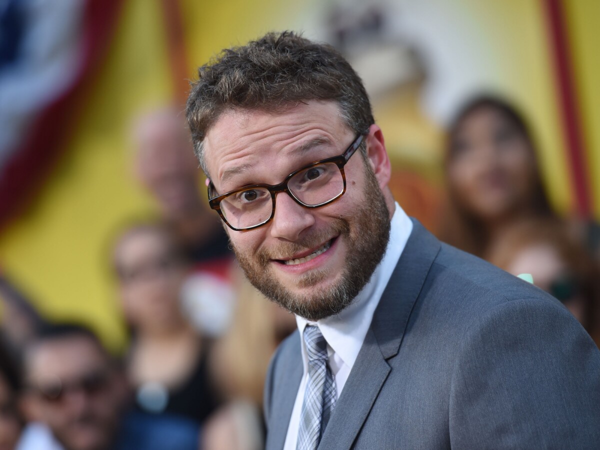Photo : Seth Rogen à la première de Sausage Party au théâtre Regency ...