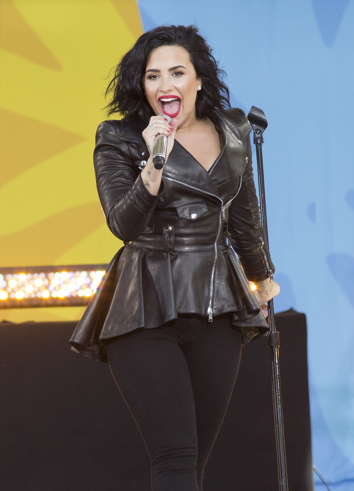 Photo : Concert de Demi Lovato lors du "Good Morning America's Summer ...