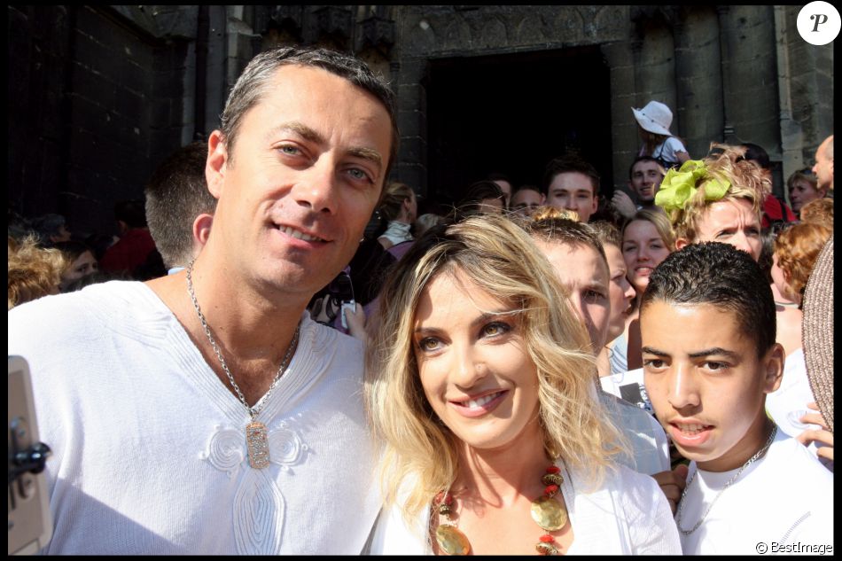 Eve Angeli et Michel Rostaing le 01 juillet 2006 à Compiegne - Purepeople