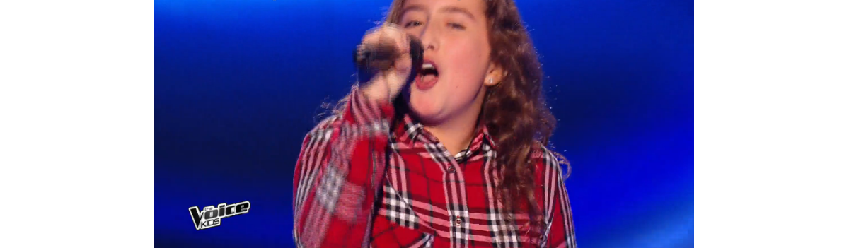 Photo : Lou dans The Voice kids 3, le 10 septembre 2016 sur TF1 ...