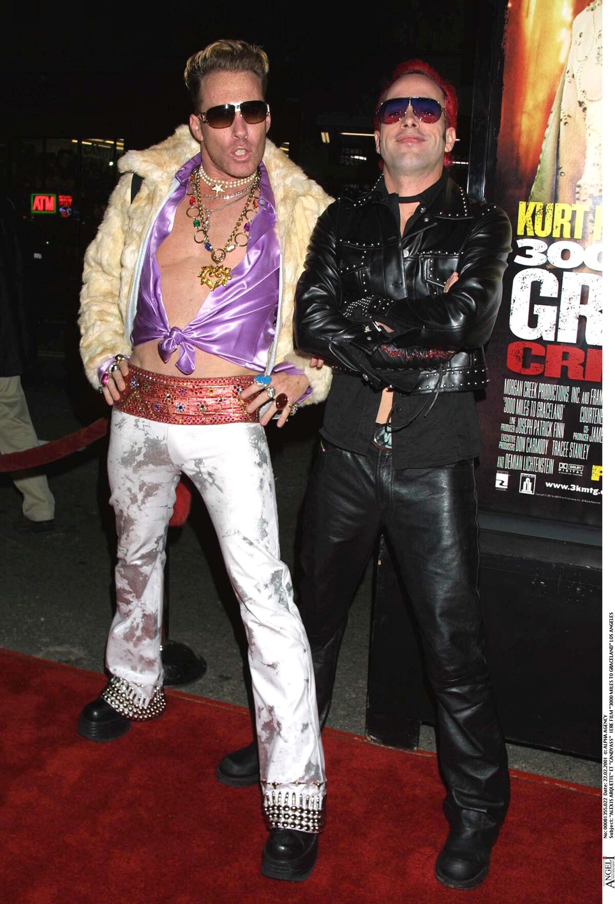 Photo : Alexis Arquette et Candyass à Los Angeles en février 2001 ...