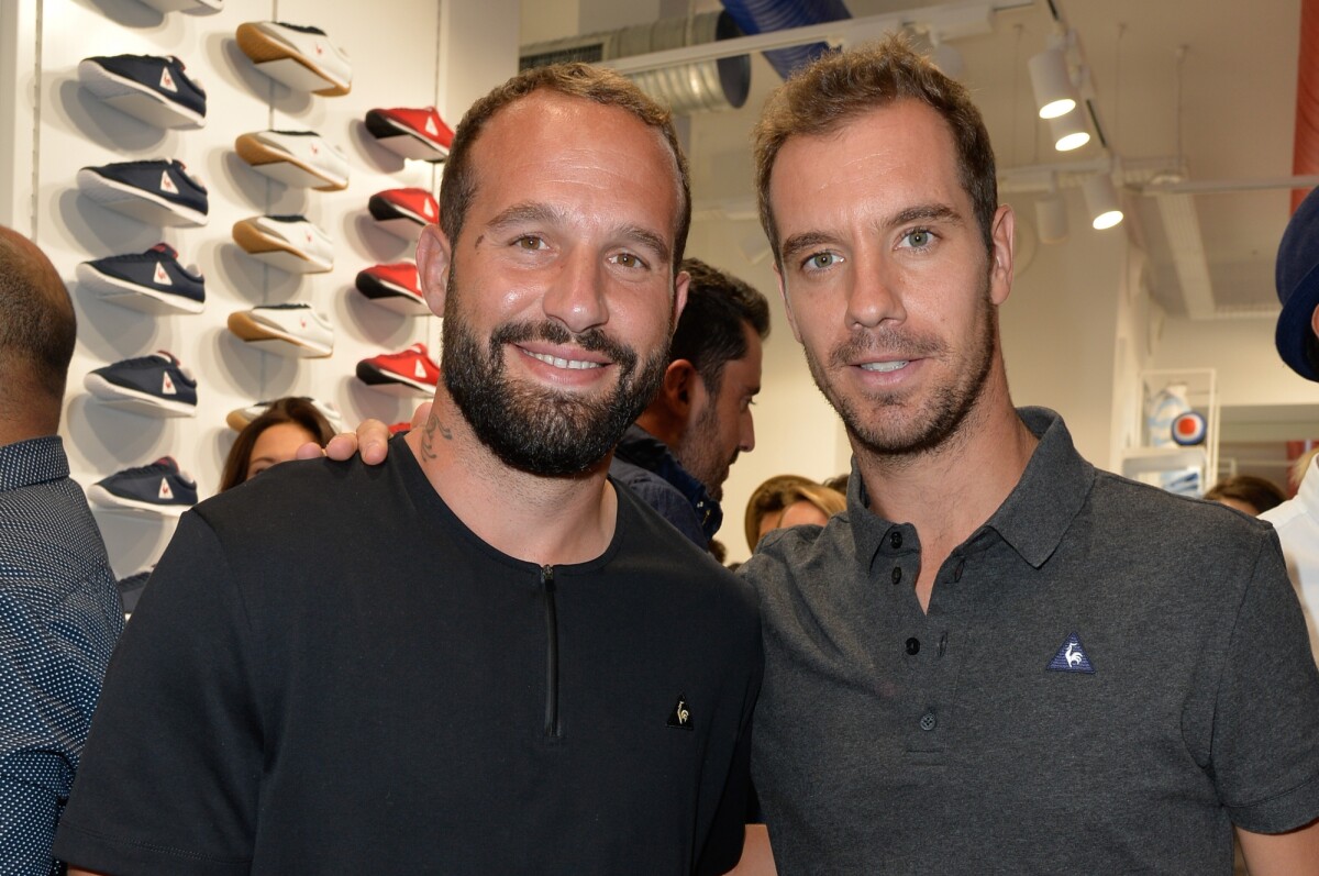 Photo : Frédéric Michalak et Richard Gasquet - Inauguration de la ...