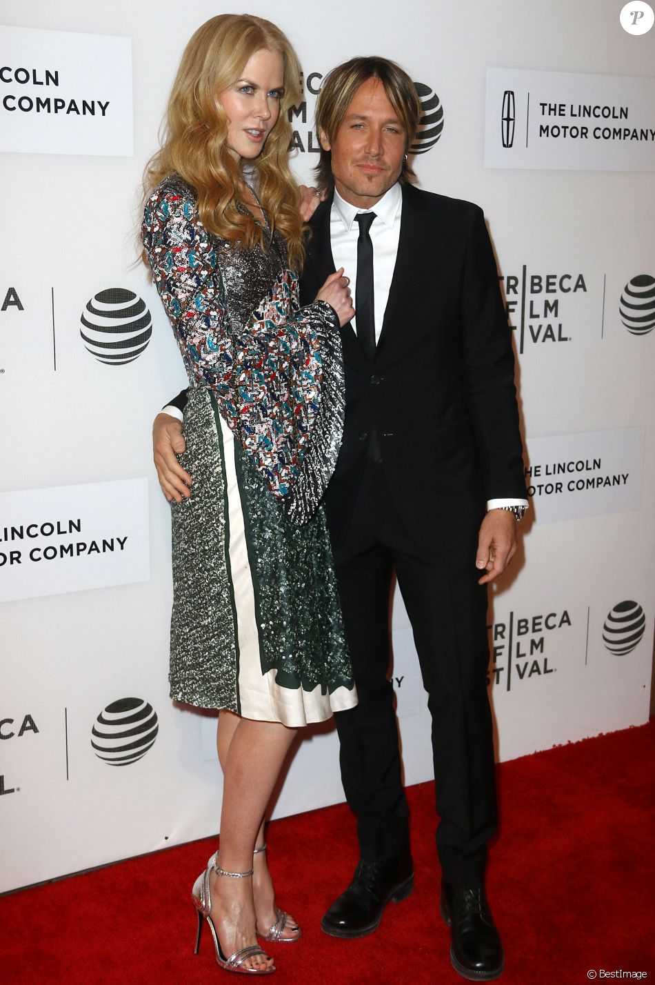 Nicole Kidman et son mari Keith Urban - Première du film 'The Family ...