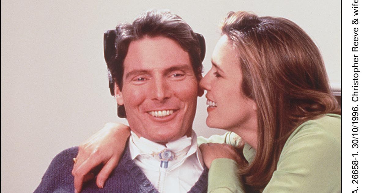 Christopher Reeve et son épouse Dana en 1996 - Purepeople