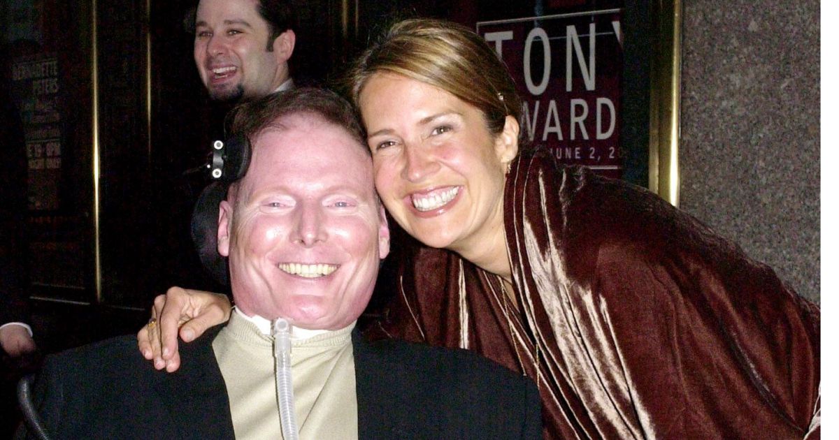 Christopher Reeve et sa femme Dana aux Tony Awards 2002 - Purepeople