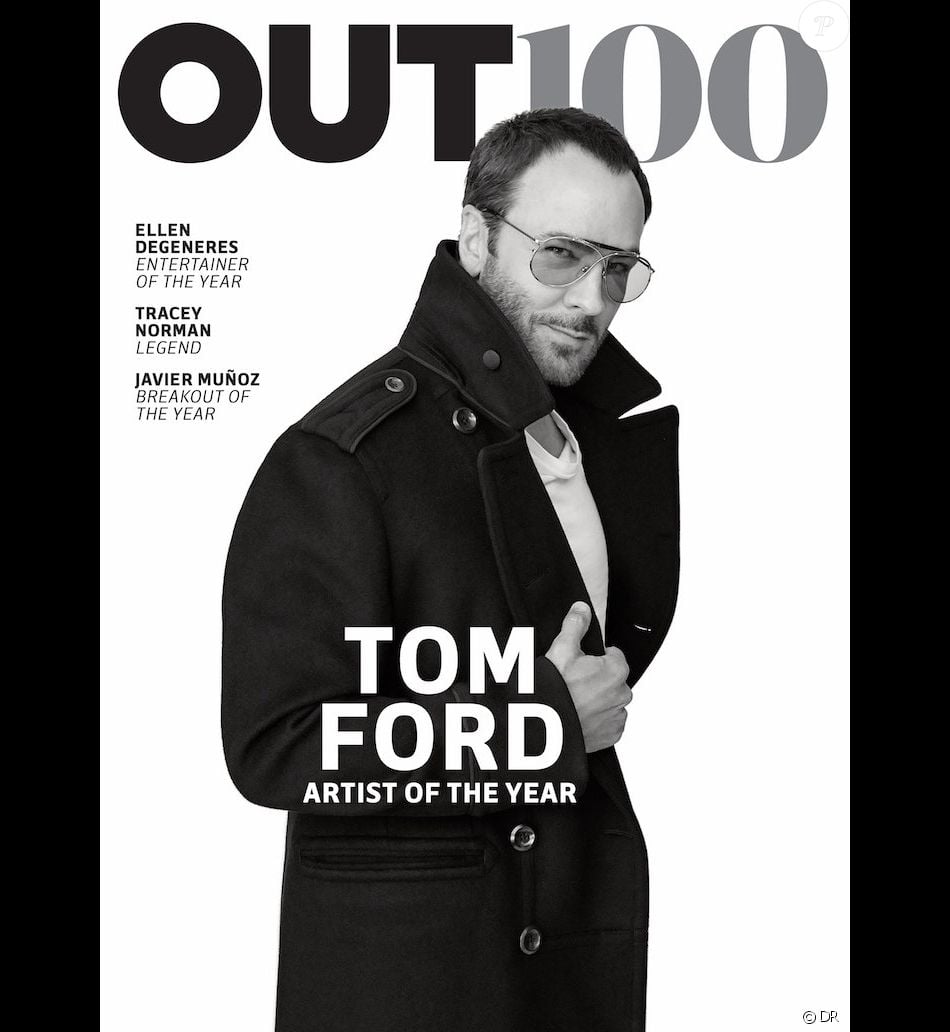 Tom Ford en couverture du numéro OUT100 du magazine OUT. - Purepeople