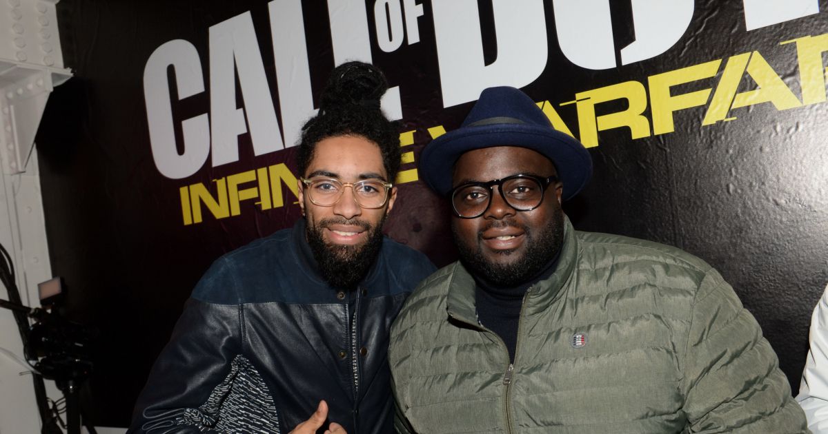 Fary et Issa Doumbia à la soirée de lancement du jeux Call of Duty ...