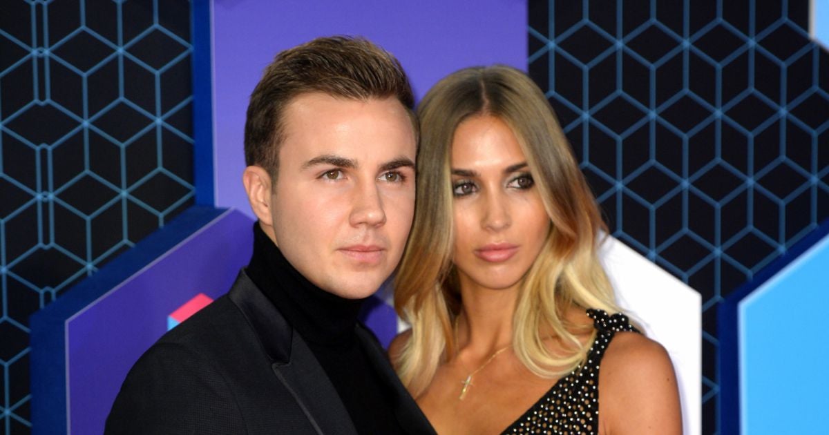 Mario Gotze et Ann-Kathrin Brommel aux MTV Europe Music Awards 2016 au ...