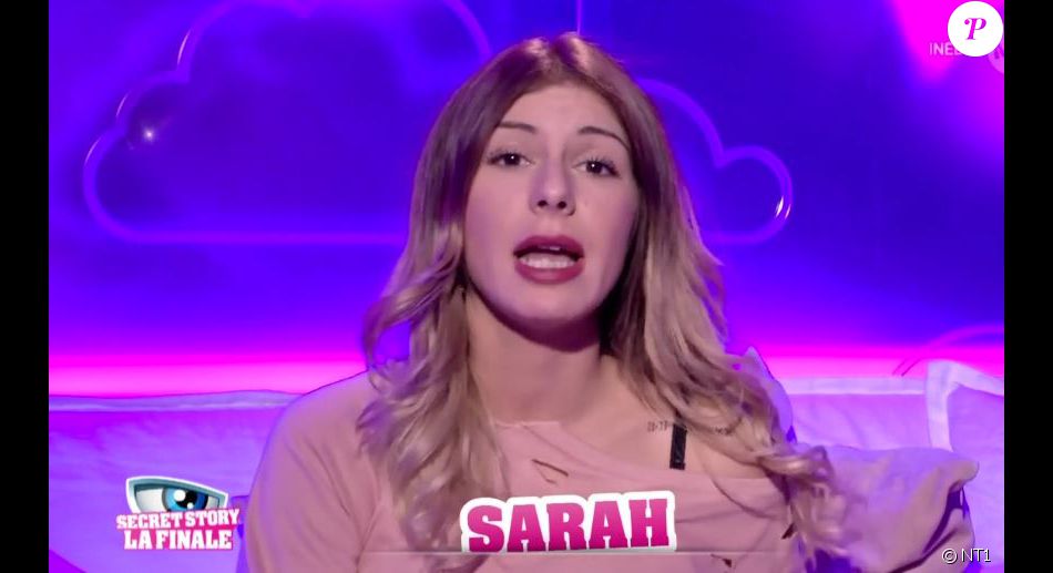 Sarah - Secret Story 10 sur NT1, le 16 novembre 2016. - Purepeople